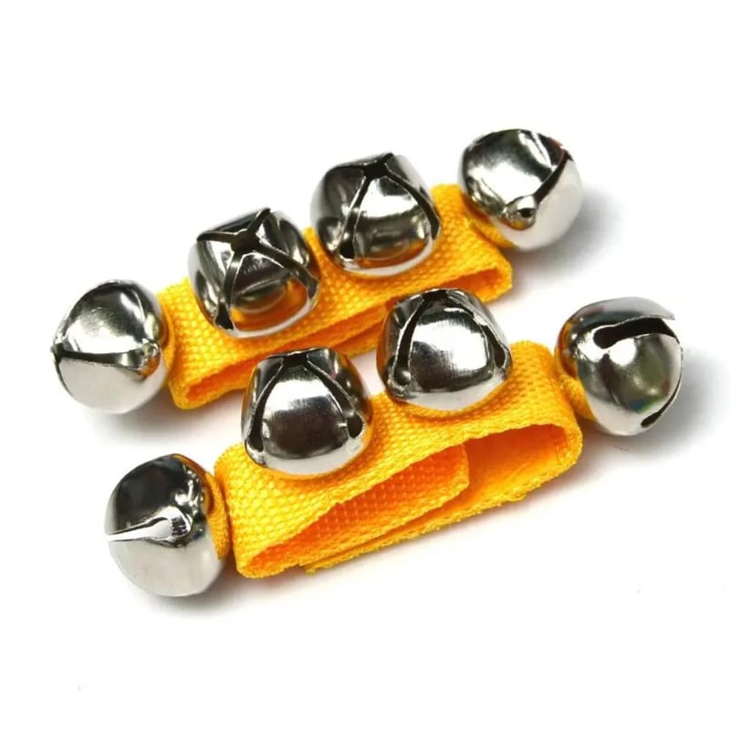 ARTIDIX Cascabel muñequeras 8 cascabeles color amarillo | falabella.com