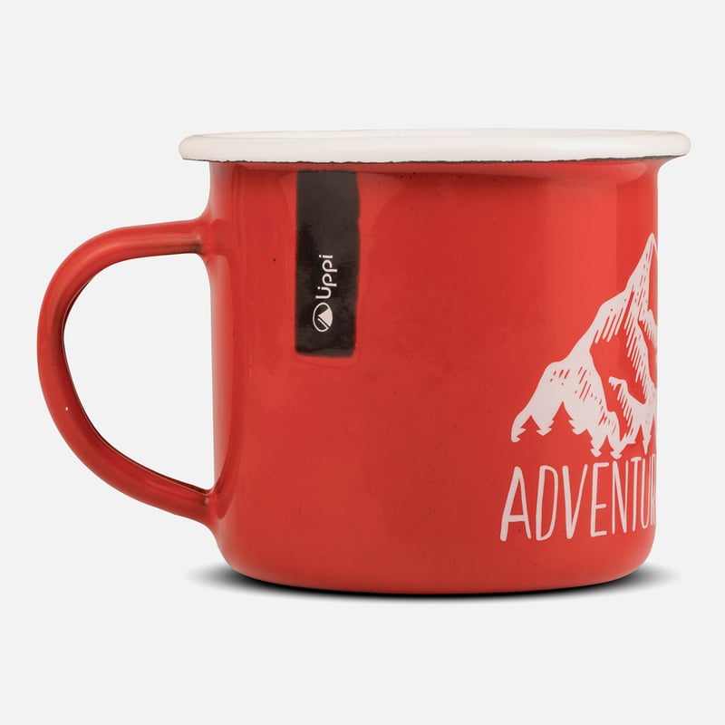 LIPPI Tazón Mountain Vintage Mug Rojo Lippi | falabella.com