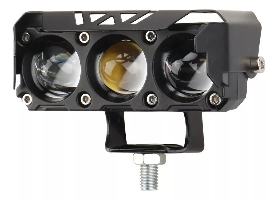 X2 Luces Foco Neblinero Led 70w Estroboscopica Bicolor Lupa | Sodimac ...