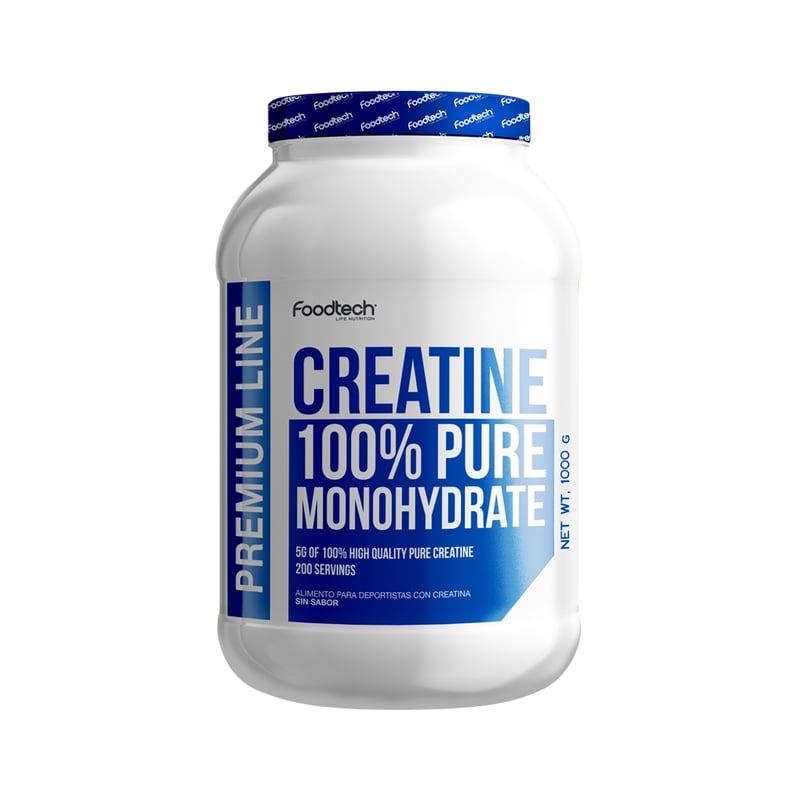 FOODTECH Creatine 100% Pure Monohydrate 1kg - Foodtech | falabella.com