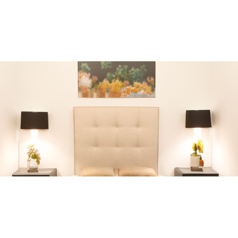 MUEBLES NEW RESPALDO PLAZA Y MEDIA LINO BEIGE | falabella.com