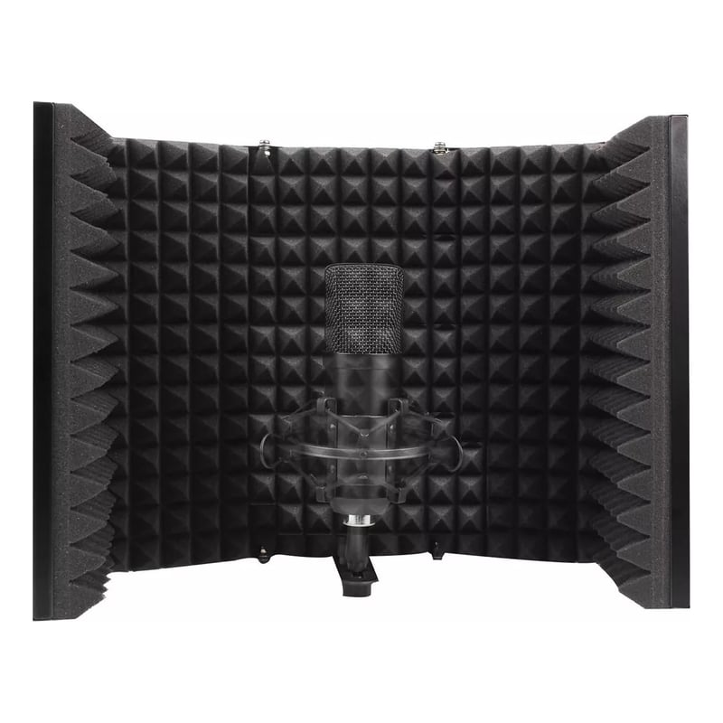 U BUY Panel Acústico Aislamiento Portátil Micrófono 5 Panel Metal ...