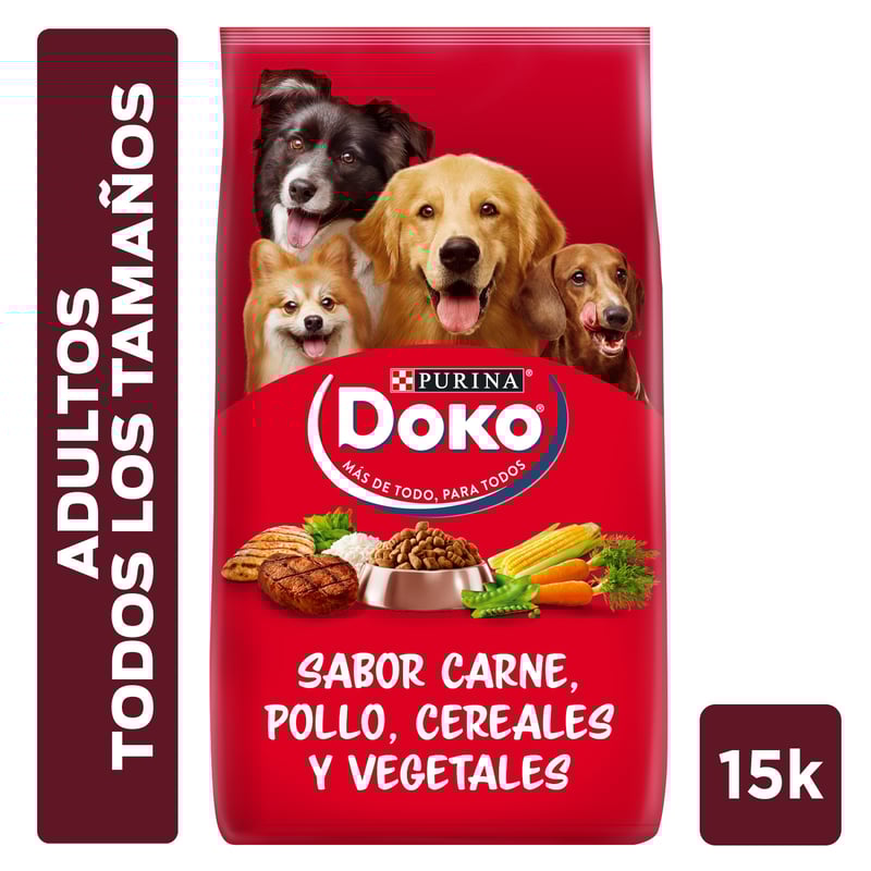 DOKO Alimento seco para perro DOKO® Adultos Todos los Tamaños Carne y ...