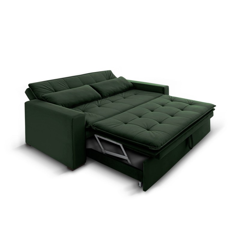 RE DECORA Futón / Sofá Cama 150 cm Londres Green | falabella.com