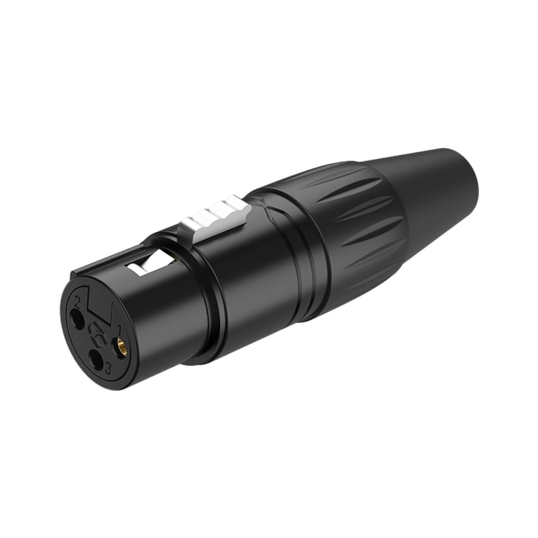 ROXTONE Conector canon XLR hembra de 3 polos negro roxtone | falabella.com