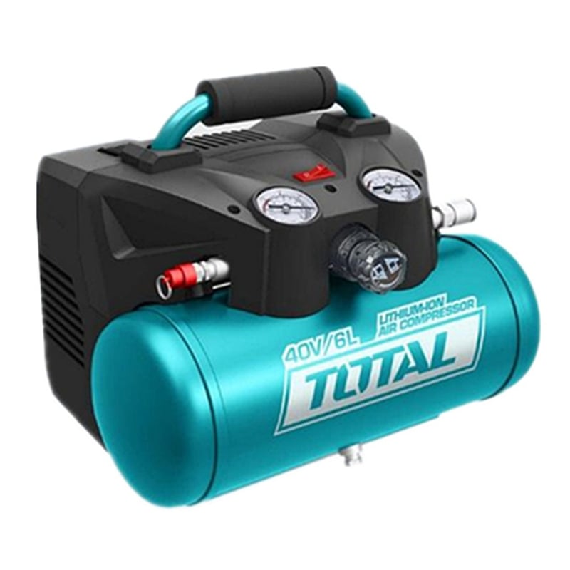 TOTAL TOOLS Compresor Aire Inalámbrico 40v 6lts Total Tacli2003 ...