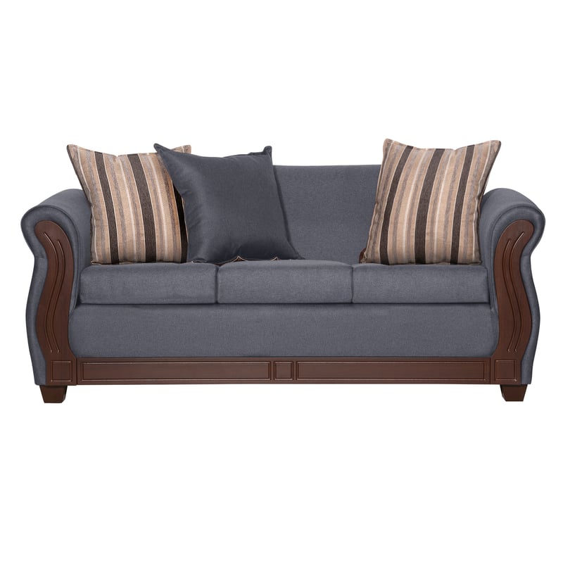 RUZAM MOBEL SOFA ATENAS 3 CUERPOS GRIS | falabella.com