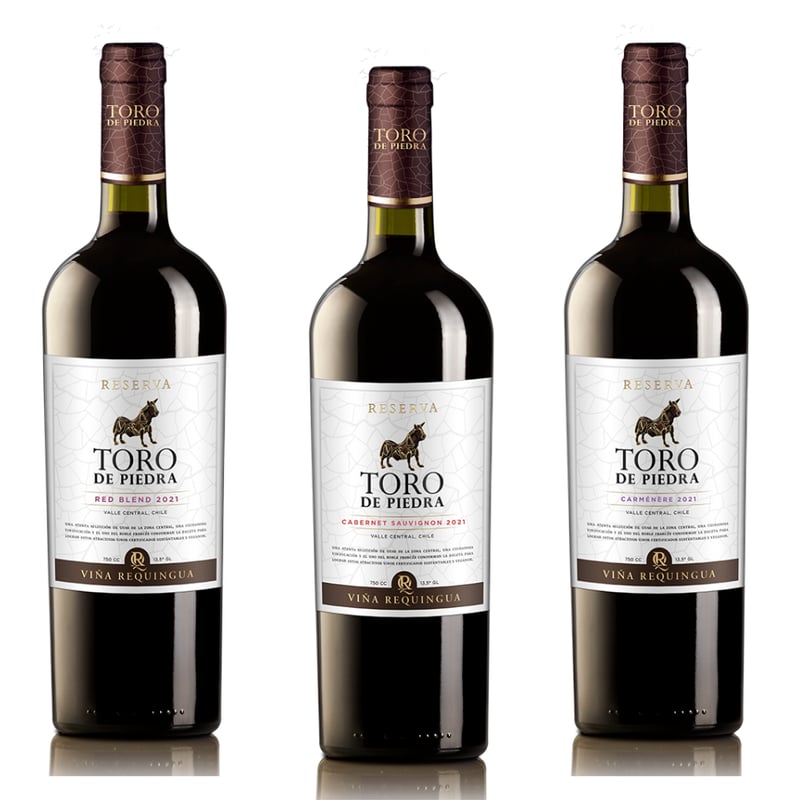 TORO DE PIEDRA 3x Mix Vinos Toro de Piedra Reserva 750cc | falabella.com