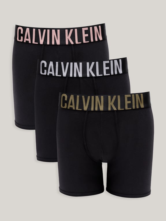 CALVIN KLEIN Pack 3 Bóxers Brief Intense Power Cotton Negro Calvin ...