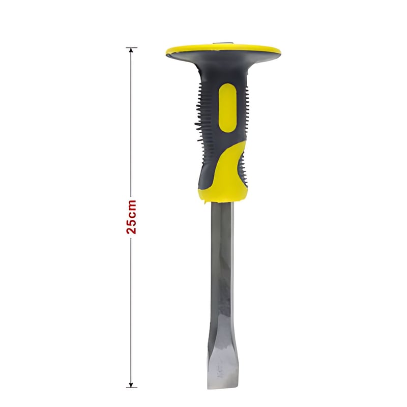GENERICO Cincel Con Mango Para Concreto 25 cm Punta Plana Construccion ...