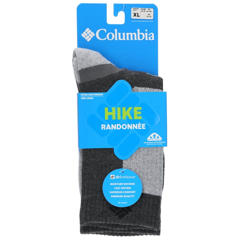 COLUMBIA Calcetin Unisex Crop Hike Crew Light Gris COLUMBIA | falabella.com