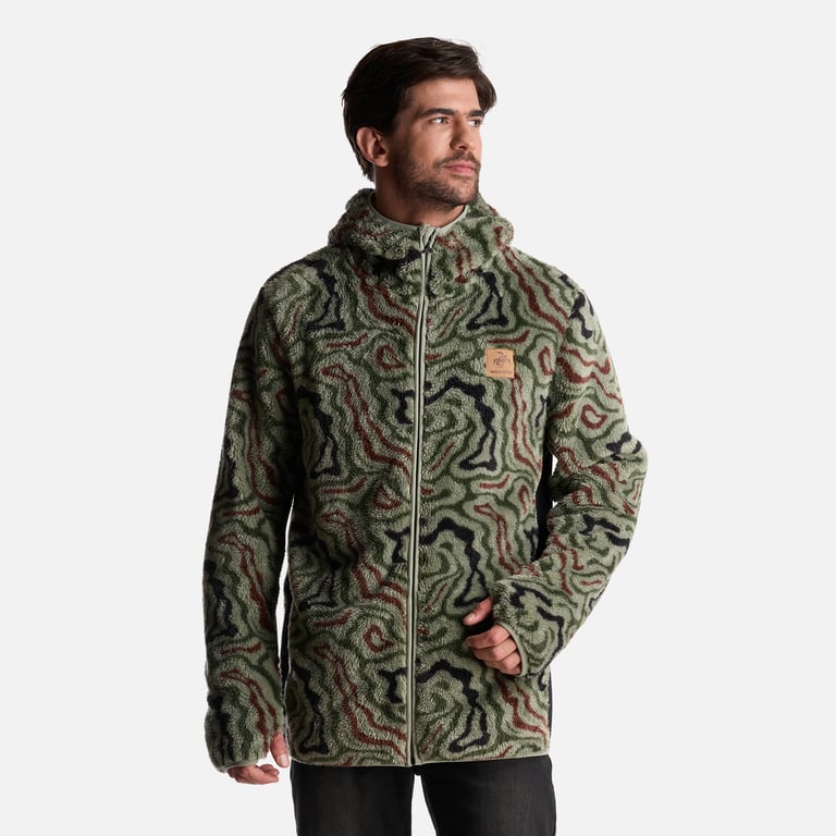 HAKA HONU Poleron Hombre Calur-oso Print Verde Haka Honu | falabella.com