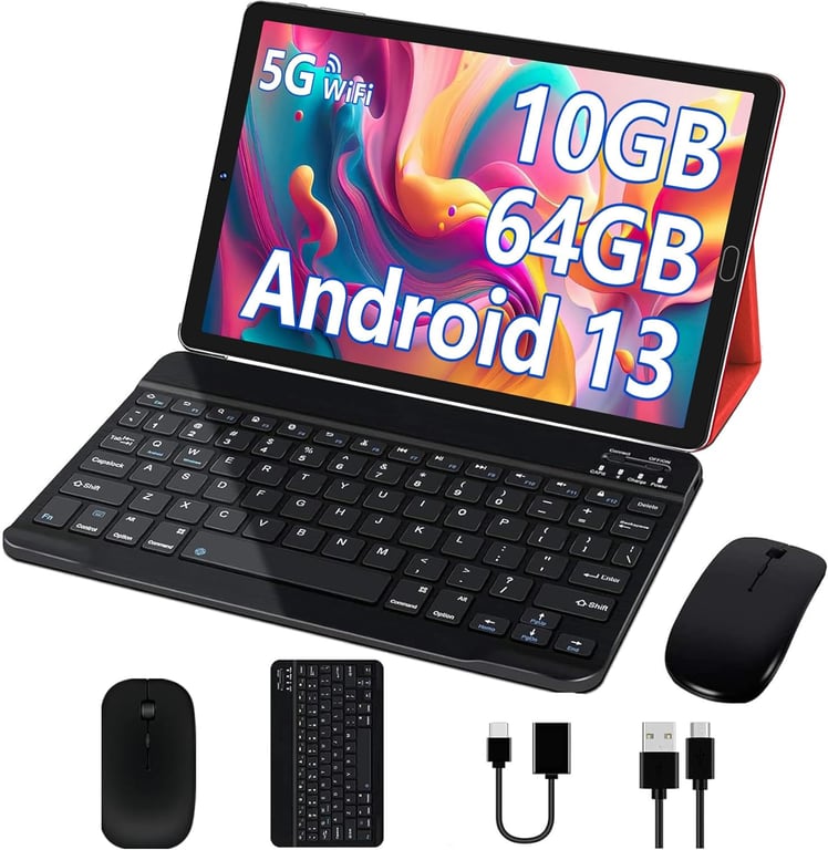 GOODTEL Tablet Goodtel Android 13 G2 101 64GB Roja 10GB RAM 20Ghz WIFI ...