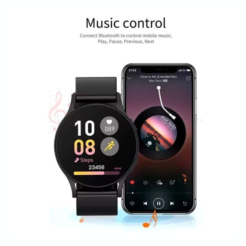 GENERICO Reloj Inteligente Smartwatch GT1 Negro RRSS | falabella.com
