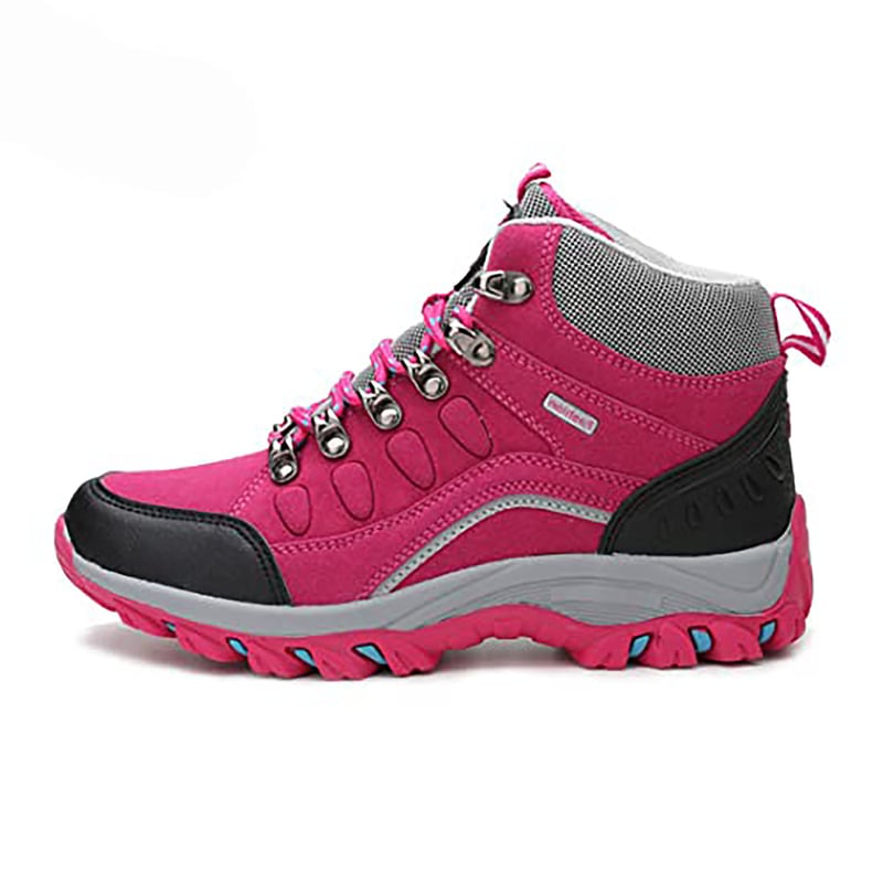 KEEJOIN Botas De Mujer Bototos Impermeables Trekking Botines Dama-rojo ...