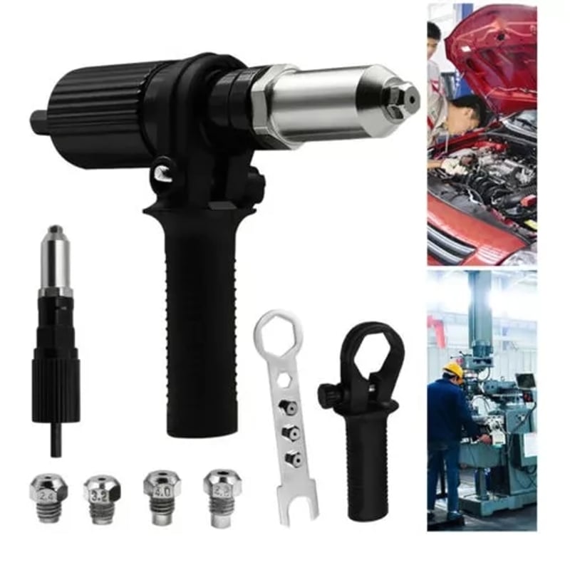 GENERICO Remachadora Para Taladro Remache Remachar Adaptador Pop ...