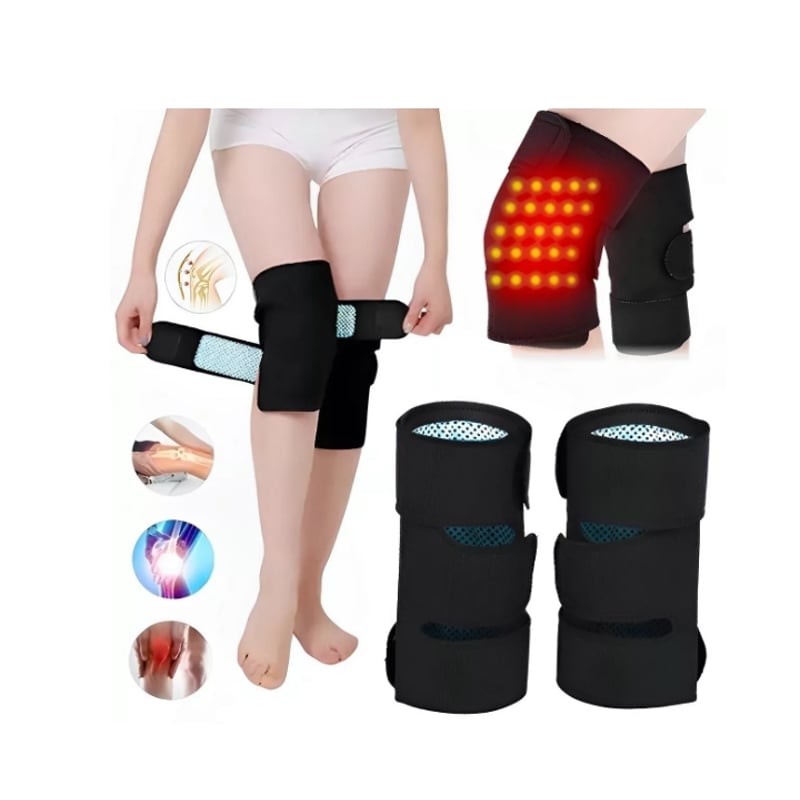 GENERICO Rodillera Magnética Calentadora Aliviar Dolor Artrosis 1 Par ...
