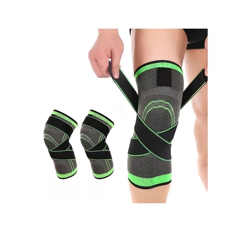 GENERICO Rodillera Venda Elástica Soporte Compresion Velcro Rodilla L ...
