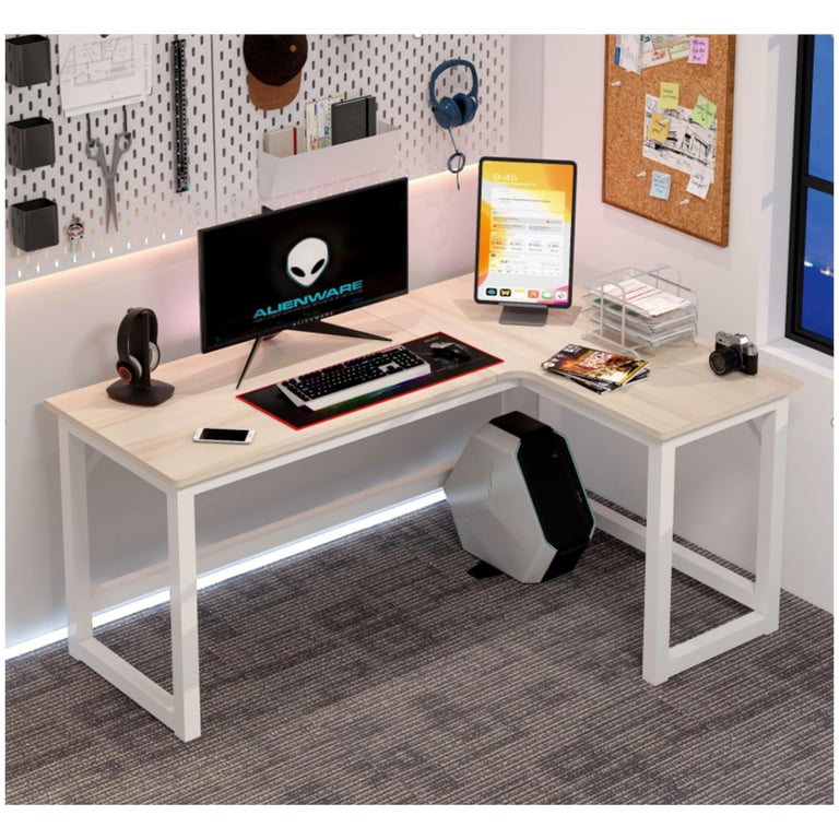 HOMER DESIGN Escritorio Gamer En L 140x120x75cm Homer Design ...