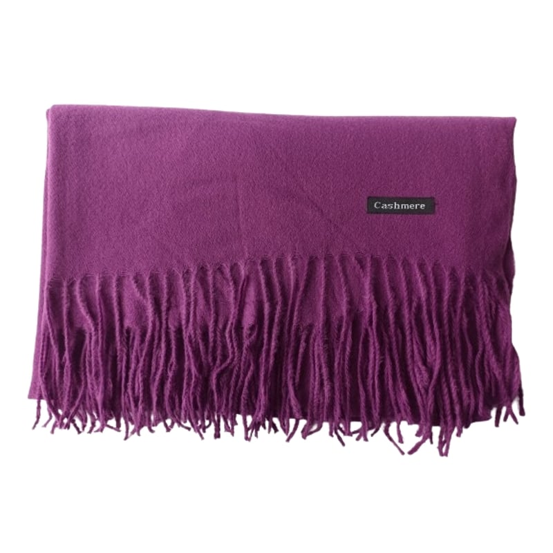 GENERICO Bufanda cashmere peluda violeta 0085VI | falabella.com