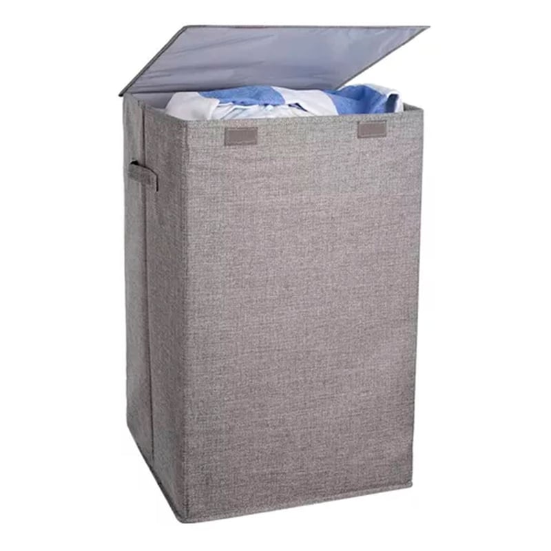 ESHOPANGIE Cesta Contenedor De Ropa Sucia Plegable Con Tapa De Lino ...