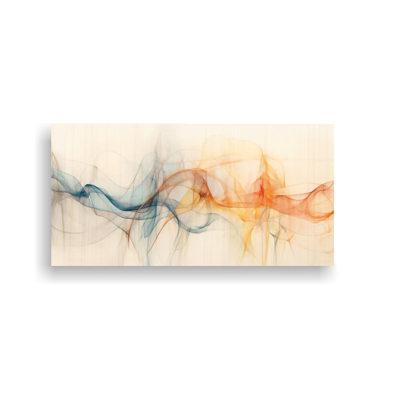 GENERICO Cuadro De Líneas Delicadas Con Toque Acuarela 160x80cm ...