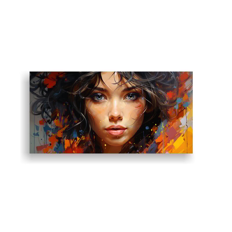 GENERICO Pintura En Bastidor De Concepto A Todo Color De Una Imagen P ...