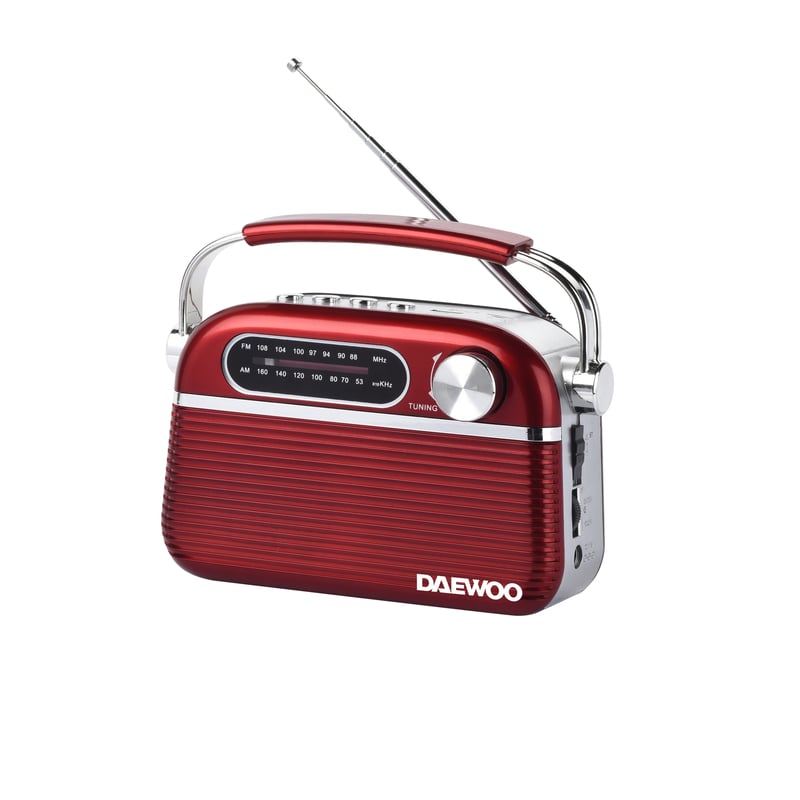 DAEWOO Radio Portátil Retro Am Fm Bluetooth V5 DI-RH221RD | falabella.com
