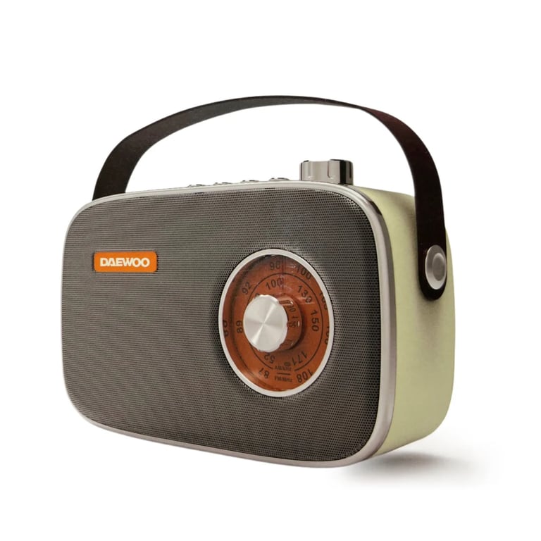 DAEWOO Radio Retro Am/Fm 2 Bandas Bluetooth V5 DI-QL01 | falabella.com