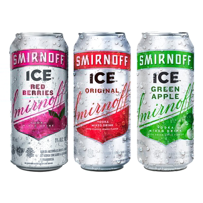 SMIRNOFF Mix 3 Vodka Smirnoff Ice Variedades Lata 5° 473cc | falabella.com