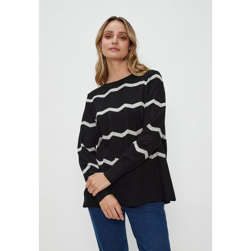 ASH Sweater Jacquard Fantasia Negro Ash | falabella.com