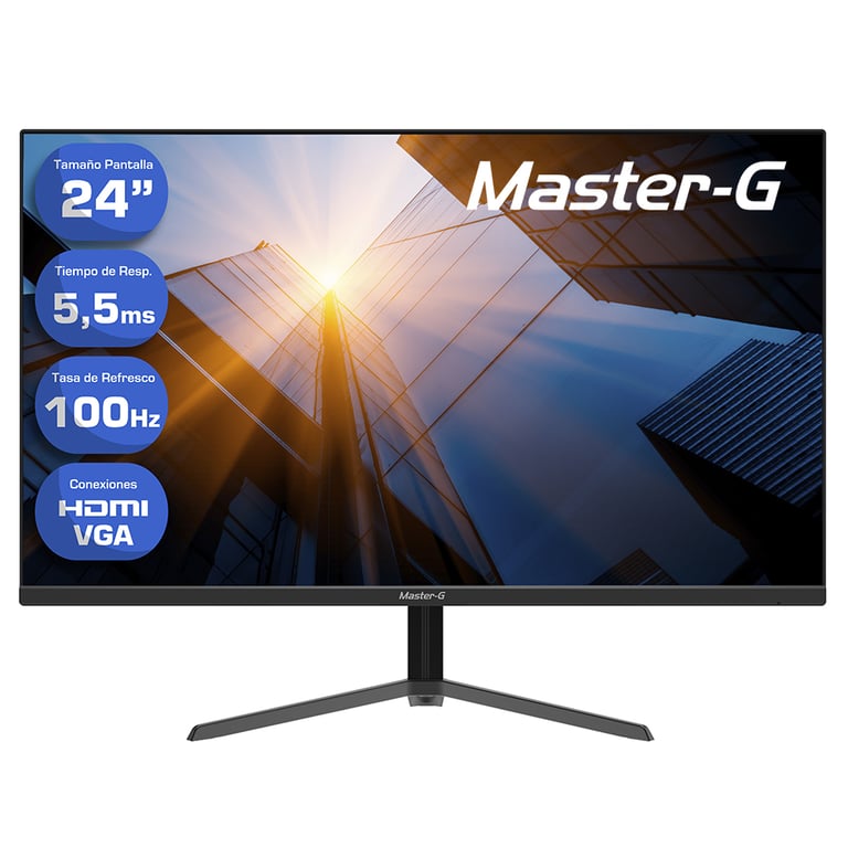 MASTER G Monitor de Oficina 24" Full HD IPS 100 Hz 5,5ms | falabella.com