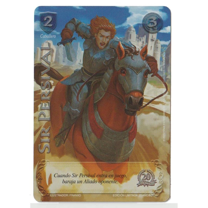 MITOS Y LEYENDAS Carta Promo Sir Persival 20 Años Myl | falabella.com