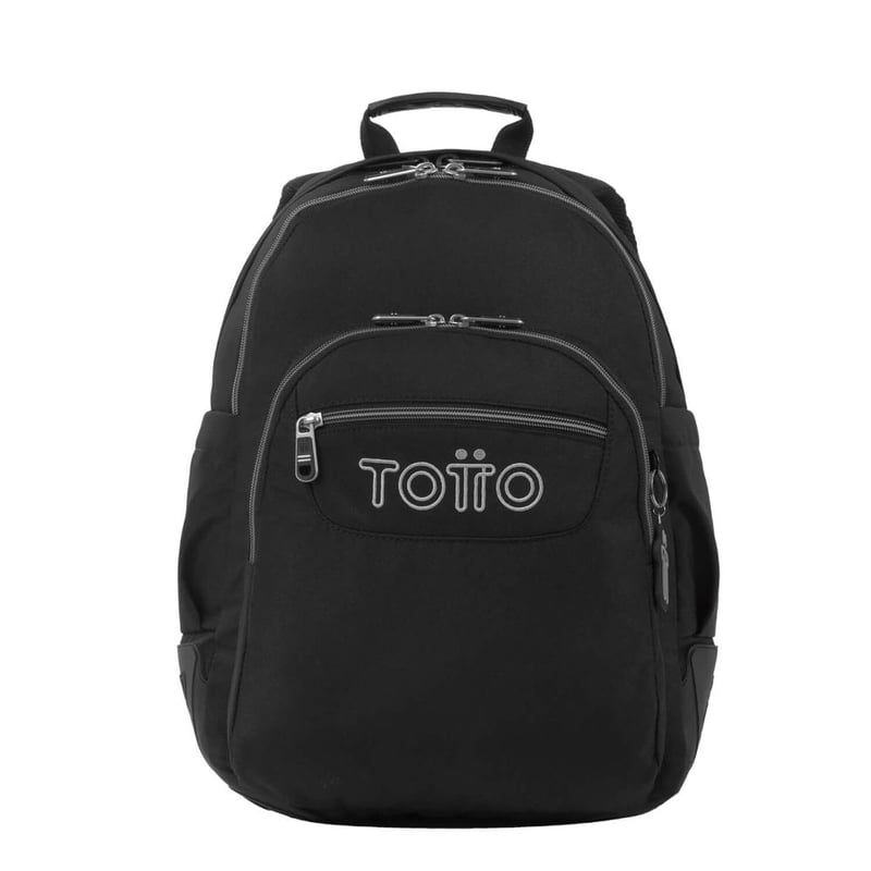 TOTTO Mochila Escolar Totto Rayol Mediana Negra NegroBlack | falabella.com