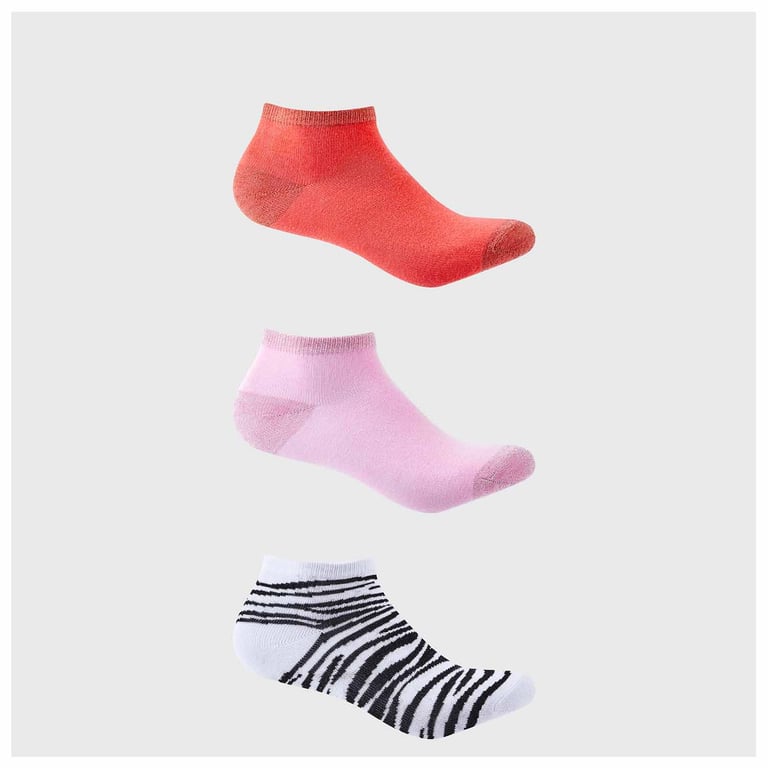FASHION'S PARK Calceta Mujer Tripack Salmon Fashion's Park | falabella.com