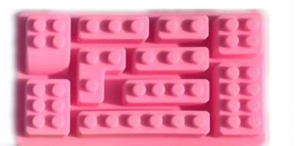 GENERICO Molde De Silicona 10 Bloques Formas Variadas De Lego ...