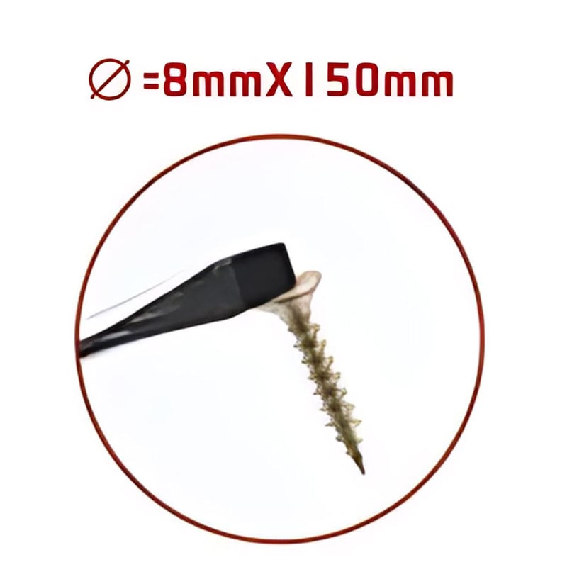 GENERICO Herramienta Destornillador Punta Paleta de 15cm con Iman 8mm ...