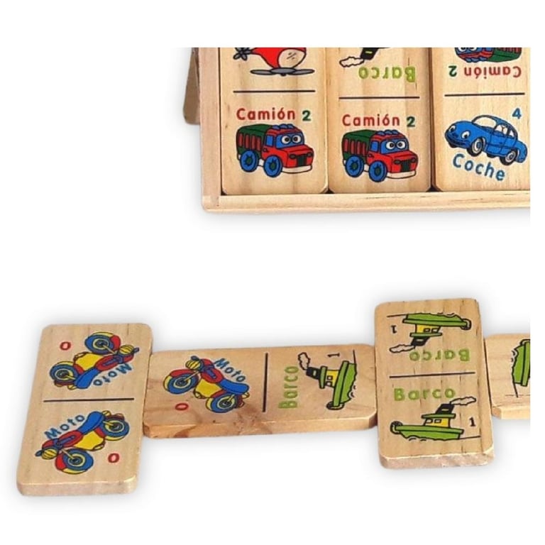 TOLIPA Domino transporte de madera para niños PB-C1 | falabella.com