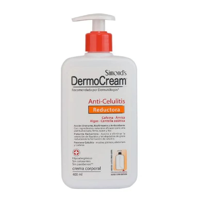 SIMONDS Crema Corporal Simond's Dermocream Anticelulitis 400 ml ...