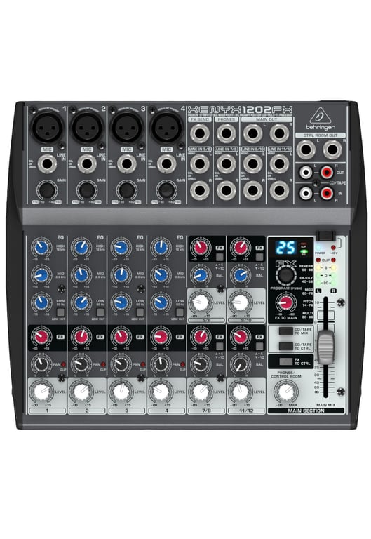 BEHRINGER Mixer Analogo 12 canales Behringer XENYX 1202FX | falabella.com