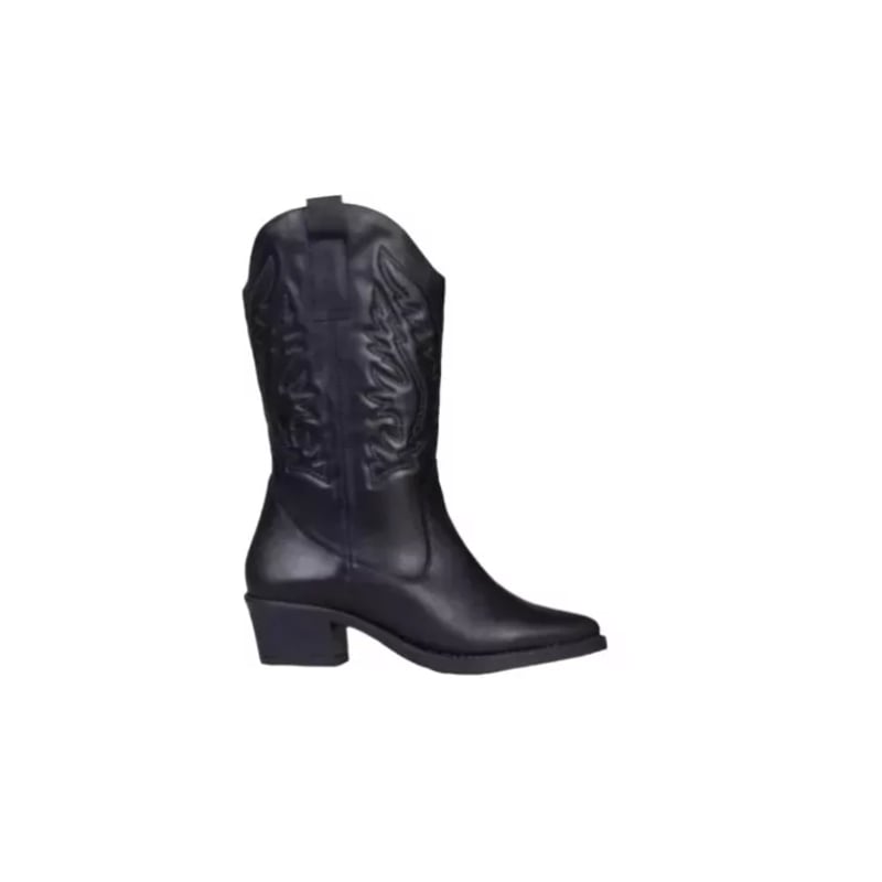 MD Botas Cowboy Negras Botin Texanas | falabella.com