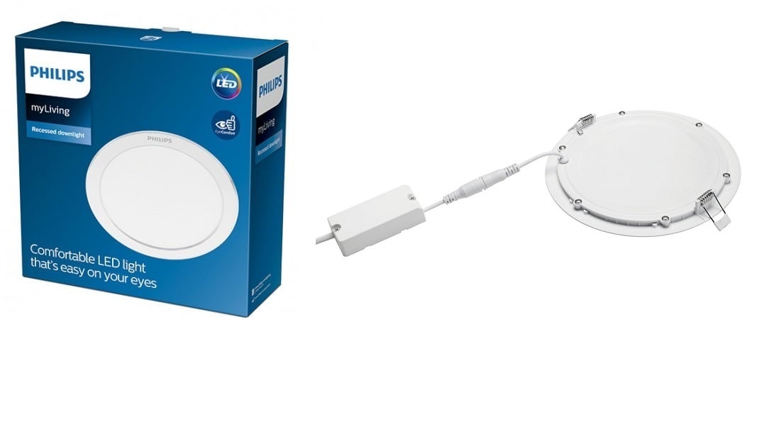 PHILIPS Foco Embutido Circular 18w 6500k 1300lm 20cm Dl252 Philips ...