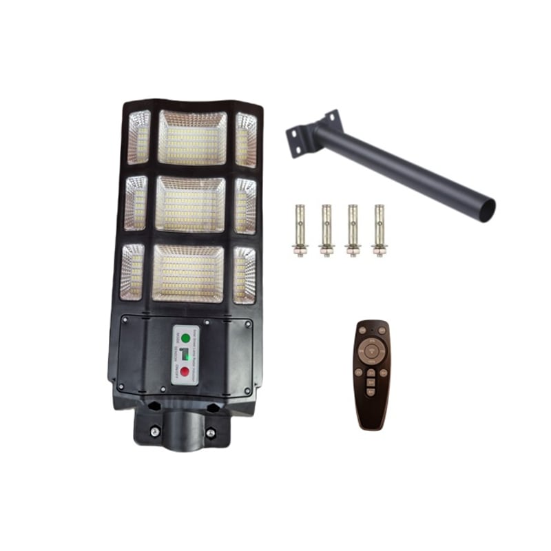 Foco Led Solar 600w Poste Exterior Focos Solares Potentes Base ...