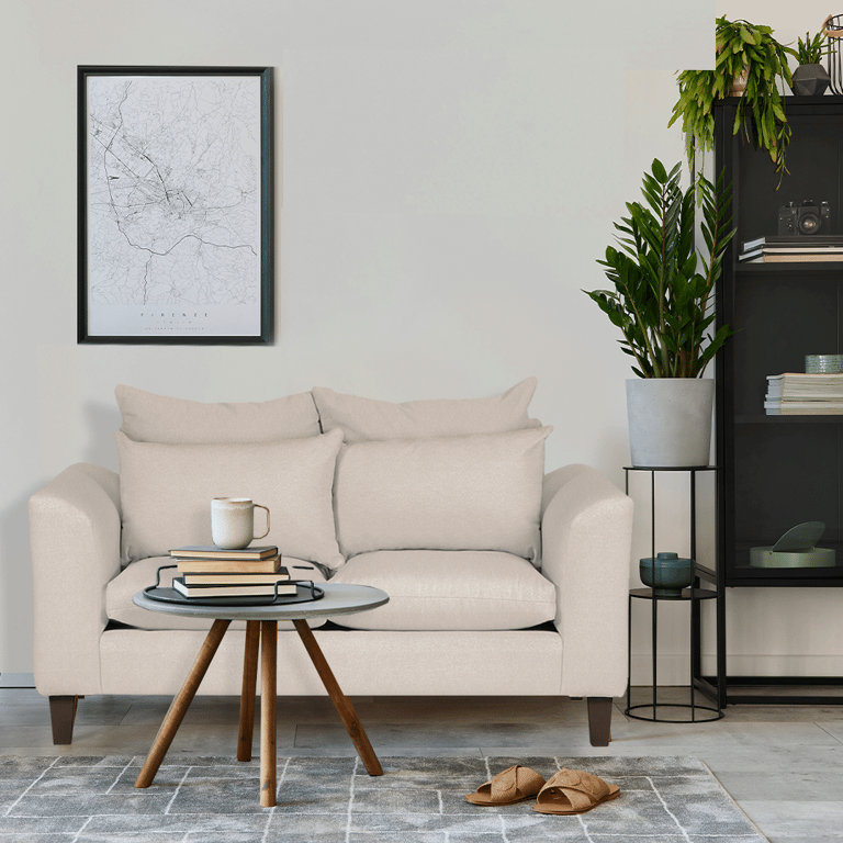 SOFA ASTURIAS 2C BEIGE | Sodimac - Falabella