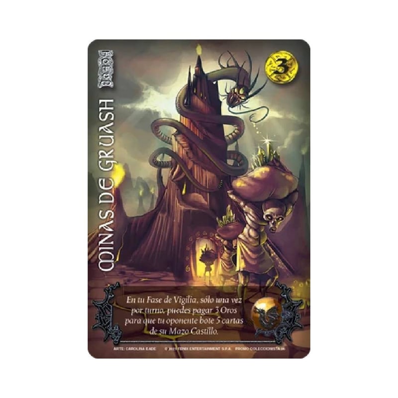 MITOS Y LEYENDAS Carta Promo Minas de Gruash Primer Bloque Myl ...