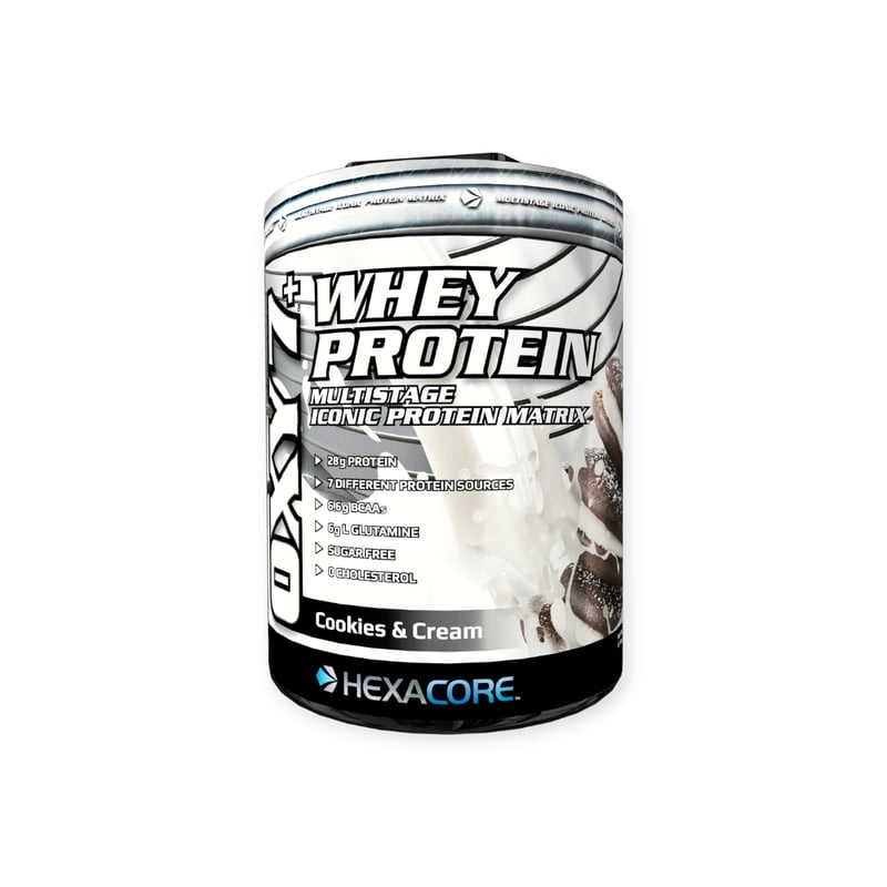 HEXACORE PROTEINA OXY 7 WHEY PROTEIN 5LBS 67 SV COOKIES - HEXACORE ...