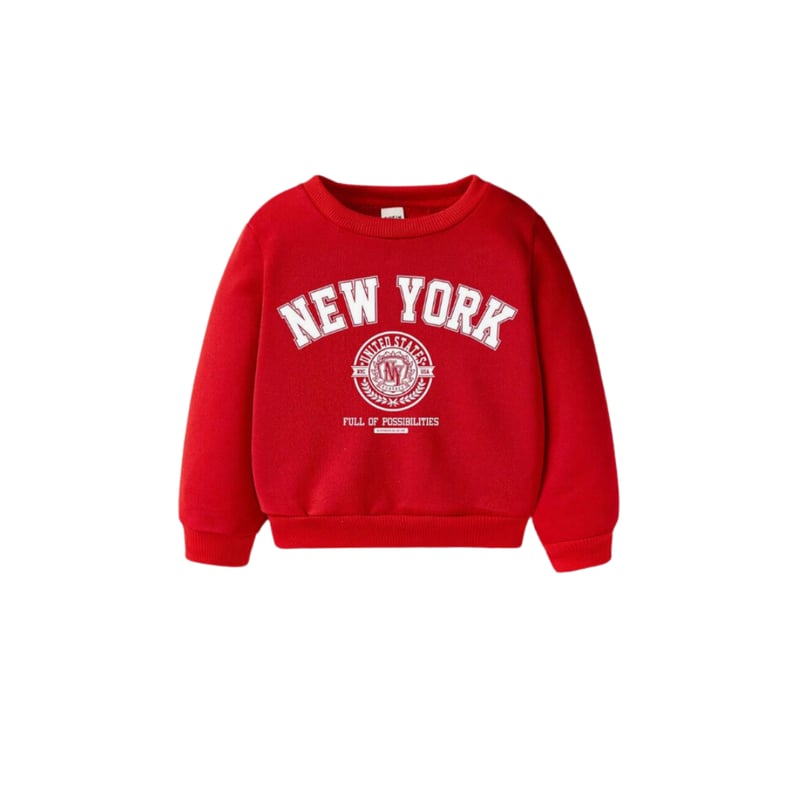 GENERICO Sudadera con estampado de letra con forro termico | falabella.com