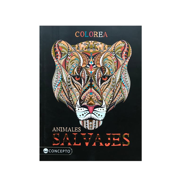 LATINBOOKS Libro Para Colorear Animales Salvajes | falabella.com