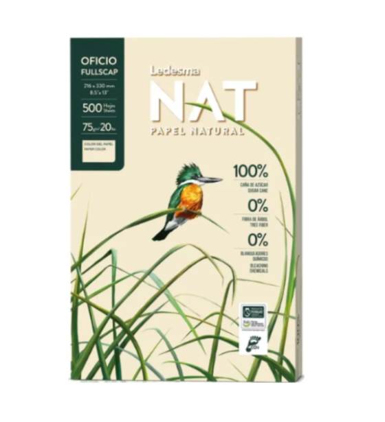 LEDESMA Resma de Papel Oficio Ecológico 500 Hojas Multifunción-Caña de Azúcar | falabella.com