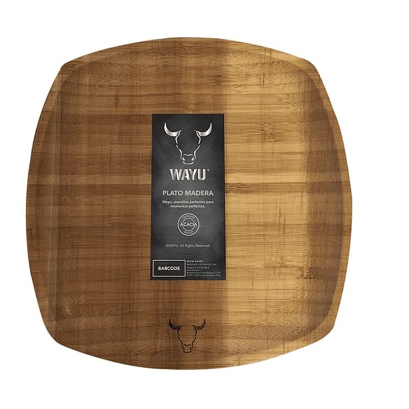 WAYU PLATO MADERA CLASICO WAYU | falabella.com